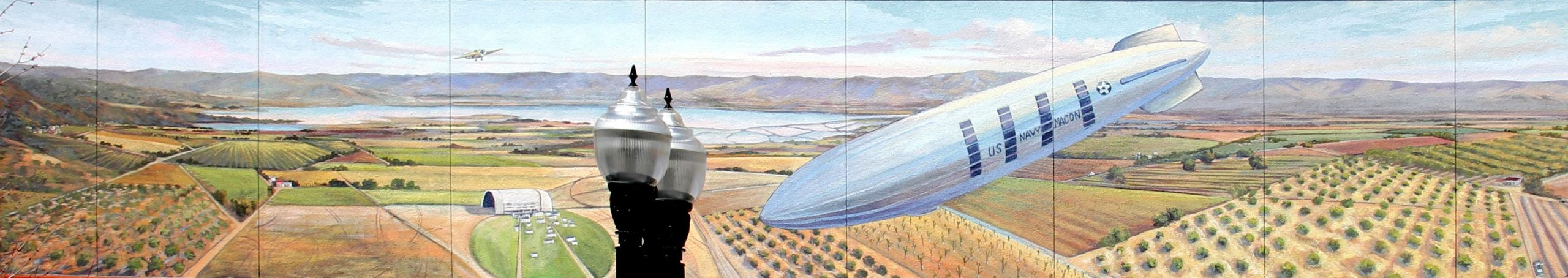 Sunnyvale Historic Mural at Goodwill Store - Morgan Murals