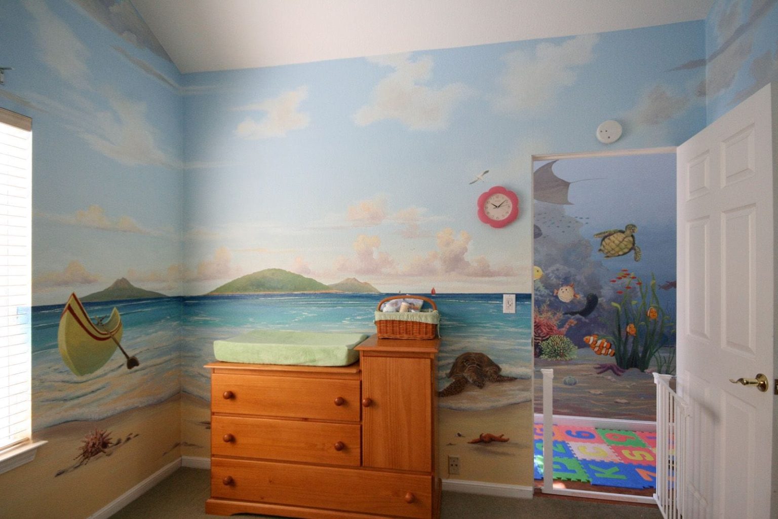 Night Sky Ceiling Mural - Morgan Murals