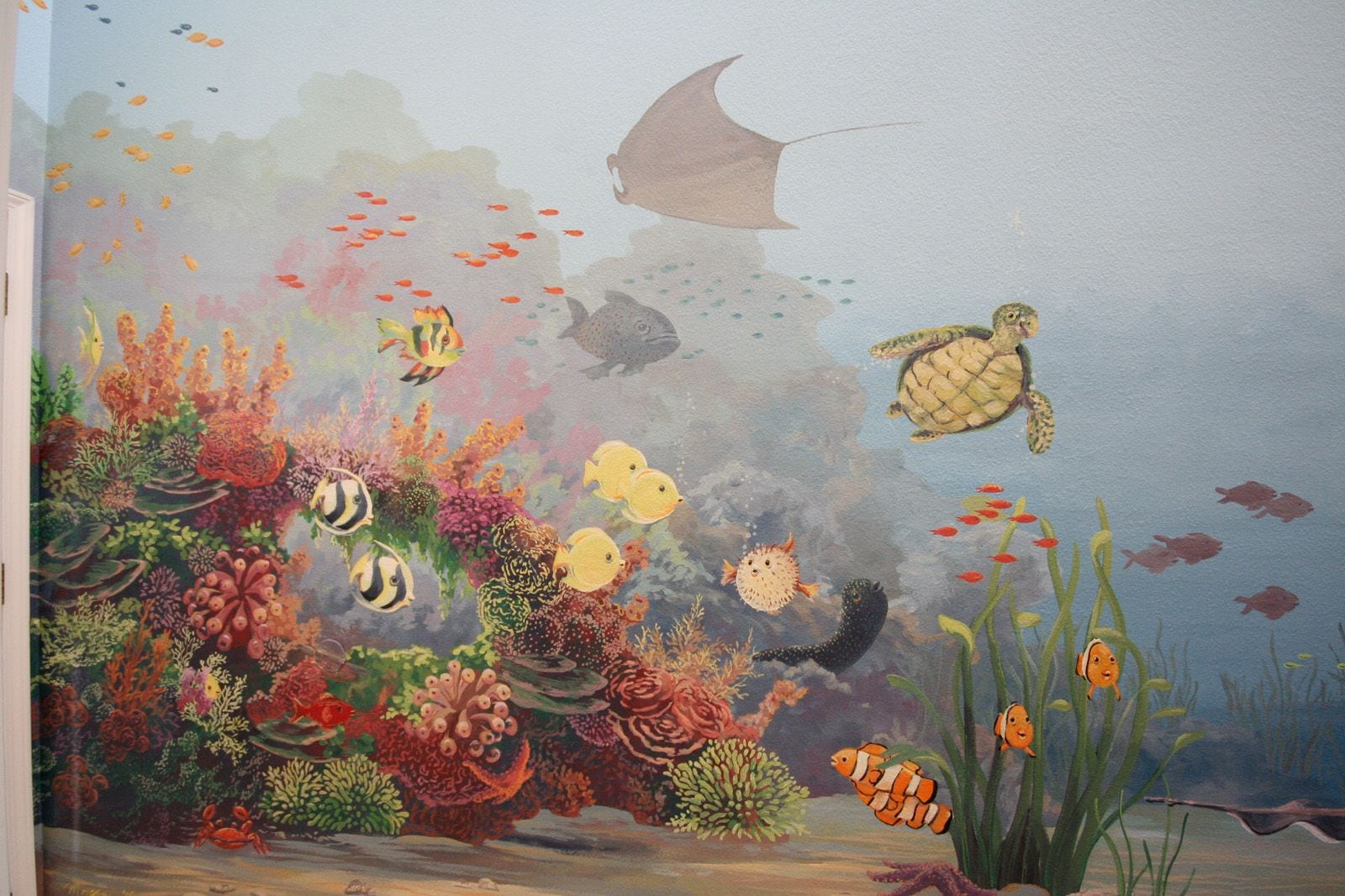 Underwater Sea Life Mural | Morgan Murals